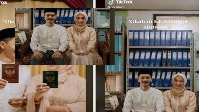 Pasangan Suami Istri Viral Setelah Bagikan Pengalaman Nikah di KUA, Pakai Baju Harga 200 Ribu ...