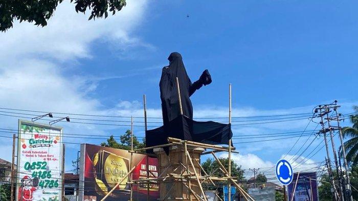 Warga Pertanyakan Sosok Patung di Jalan Sario Kotabaru Manado yang ...