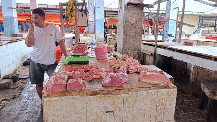 Harga Daging Babi di Pasar Karombasan Manado Sulawesi Utara Tembus Rp ...