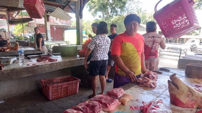 Pedagang di Minut Ngaku Saat Ramai, Daging Babi yang Dijual Bisa Sampai ...
