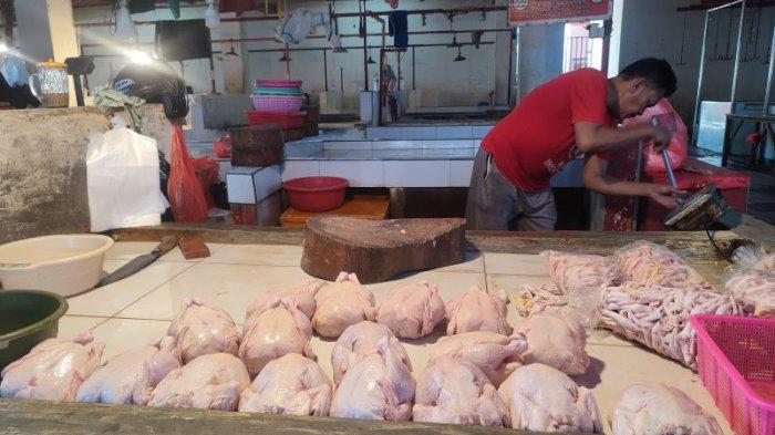 Pembeli Mengeluh, Harga Daging Ayam di Pasar Bersehati Manado Sulawesi Utara Rp 40 Ribu per ...