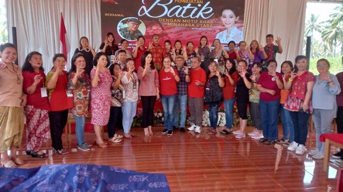 Joune Ganda Sebut Pelatihan Membuat Batik Khas Minut Sulut Wujud ...