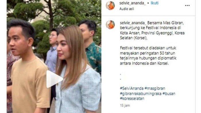 Potret Selvi Ananda Dampingi Gibran Rakabuming ke Korea Selatan ...