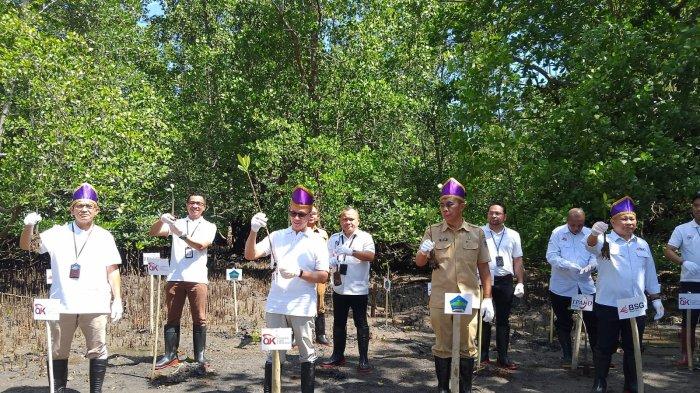 Kembangkan Desa Wisata Darunu, BSG dan OJK Tanam 1000 Bibit Mangrove ...