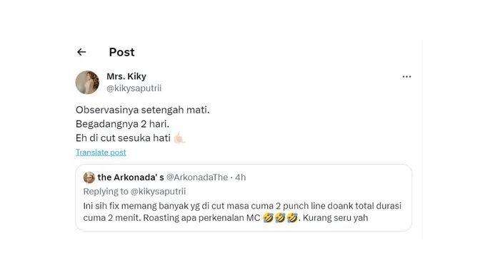 Viral Kiky Saputri Jengkel soal Roasting Ganjar Pranowo, Video Diedit, Padahal Sudah Riset 2 ...