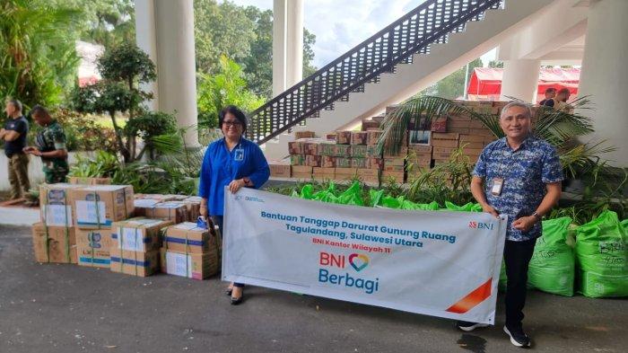 BNI Peduli, Kirim Bantuan Tanggap Darurat Rp 30 Juta untuk Korban Erupsi Gunung Ruang Sulawesi ...