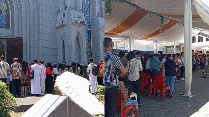 Ribuan Umat Katolik Hadiri Perayaan Tahbisan 7 Imam di Gereja Katedral ...