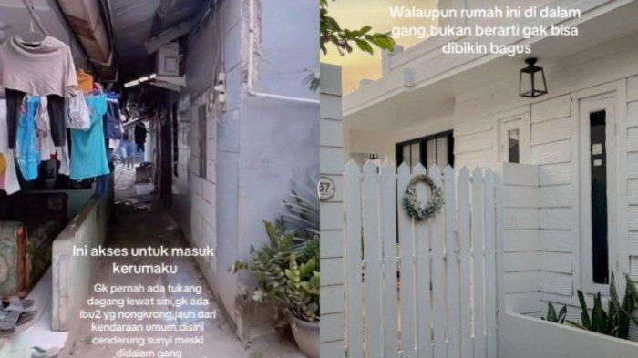 Viral Rumah Mewah di Gang Sempit Curi Perhatian, Tampak Bersih dan Rapi ...