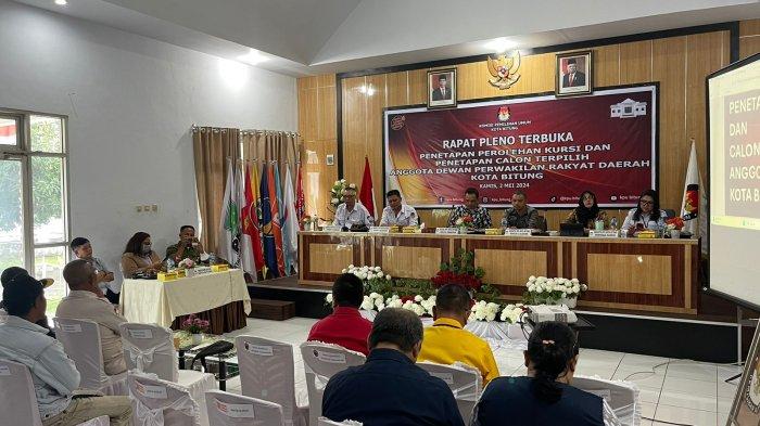 Gerindra Geser Nasdem, PDIP Perkasa di Puncak. Hasil Pileg 2024 Sah Diketuk KPU Bitung Sulut ...