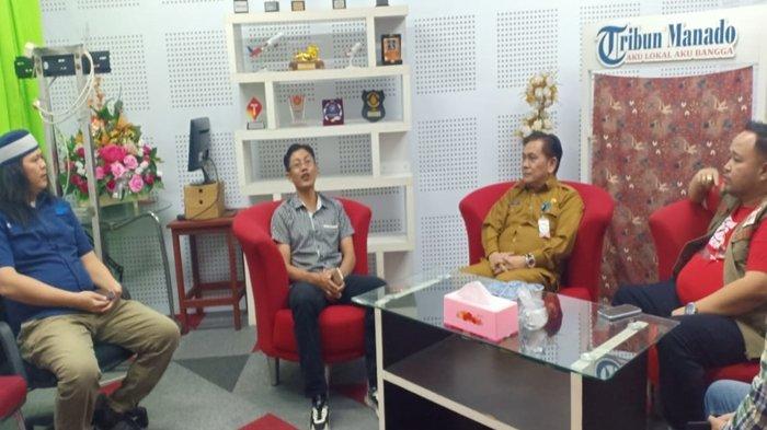 Manajemen Tribun Manado Terima Kunjungan Plt Kaban Kesbangpol Sulut Johnny Suak Bersama Risat ...