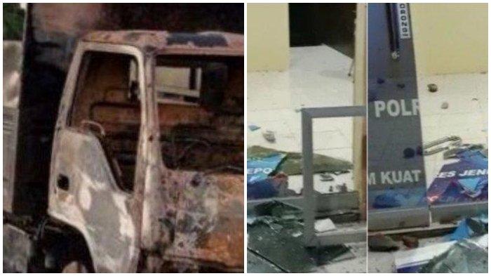 Markas Polres Jeneponto Diteror OTK 2 Hari Setelah Mobil Dalmas ...