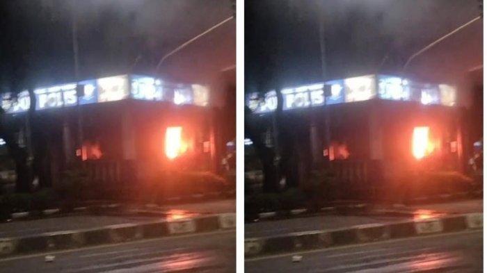 Fakta-fakta Aksi Pembakaran Pos Polisi di Makassar, Berawal dari Oknum ... Fakta-fakta Aksi Pembakaran Pos Polisi di Makassar, Berawal dari Oknum ...