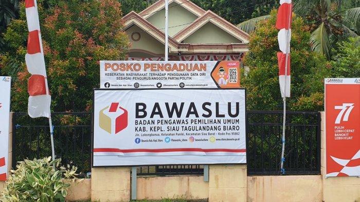 Bawaslu Sitaro Sulawesi Utara Terima Pengaduan Keberatan Masyarakat - Tribunmanado.co.id