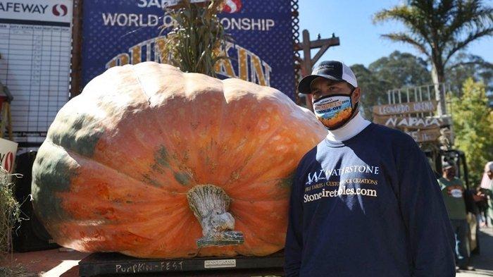 Potret Labu Berukuran Raksasa Diberi Nama 'Michael Jordan', Begini Cara ...