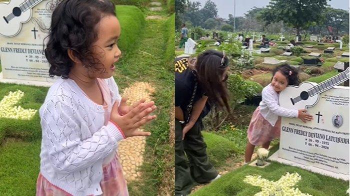 Potret Momen Haru Gewa di Makam Glenn Fredly, sang Anak Pamit Mau Pulang Kampung - Tribunmanado ...
