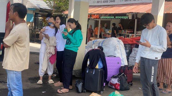 Foto Suasana di Terminal Malalayang Manado Sulawesi Utara H-9 Jelang ...