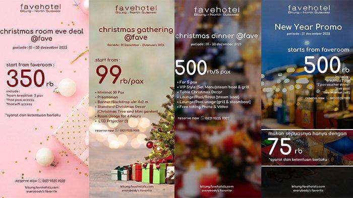 Favehotel Christmas and New Year Promo - Tribunmanado.co.id
