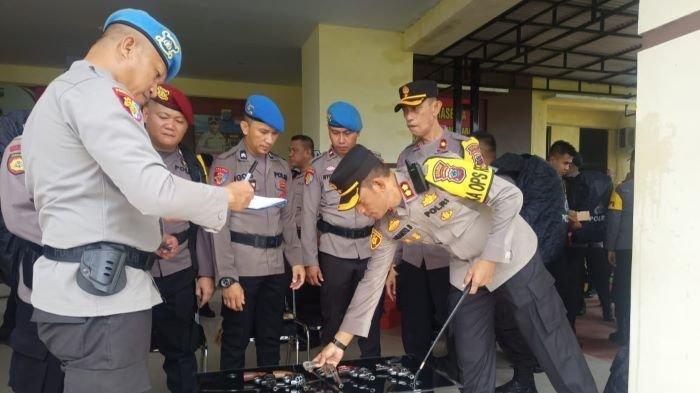 Propam Polres Bolmong Sita Sementara Senjata Api Anggota yang Akan Amankan TPS, Ini Alasannya ...