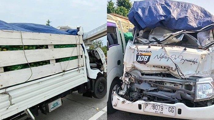 Kecelakaan Maut Hari Ini, Satu Orang Tewas, Mobil Pikap Angkut Jeruk Tabrak Truk Muatan Batu ...