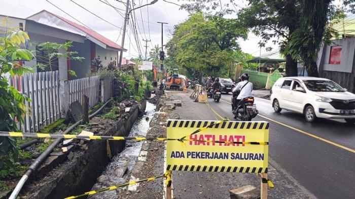 Selokan di Jalan Sam Ratulangi Manado Diperbaiki, Warga Apresiasi BPJN ...