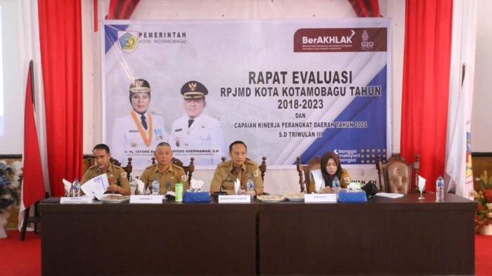 Wakili Wali Kota Kotamobagu, Sekda Pimpin Rapat Evaluasi RPJMD Tahun 2018-2023 - Tribunmanado.co.id