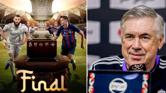 Real Madrid vs Barcelona, Final Piala Super Spanyol, Carlo Ancelotti Ungkap Cara Kalahkan El ...