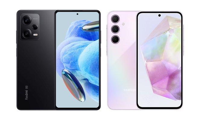 Harga HP Redmi Note 12 Pro 5G dan Samsung Galaxy A35 5G di Mei 2024 ...