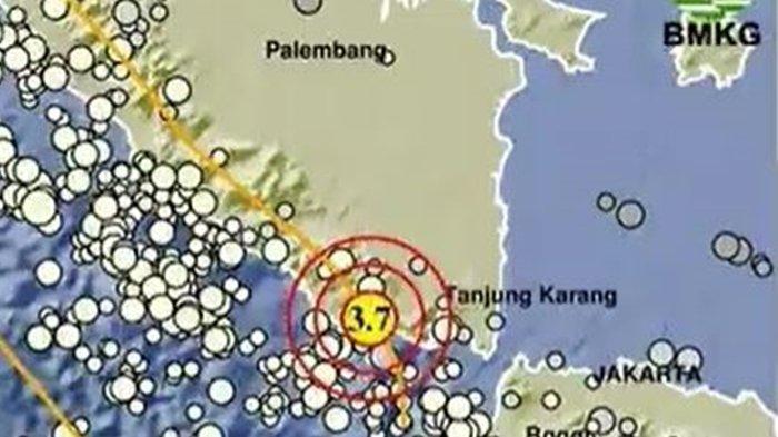 Gempa Bumi di Lampung Siang Ini, Sabtu 14 Juni 2025, Info BMKG Darat - Tribunmanado.co.id