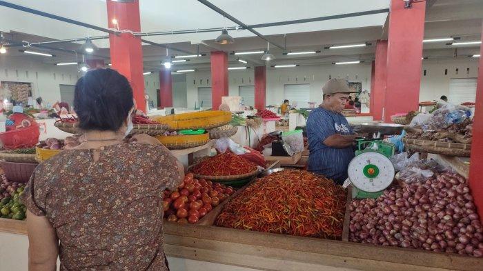 Update Harga Bahan Pokok di Pasar Bersehati Hebat Manado Sulawesi Utara - Tribunmanado.co.id