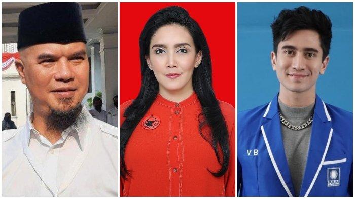 Artis-artis Berlari ke Senayan: Ahmad Dhani, Rieke Oneng Pitaloka hingga Verrel Bramasta ...