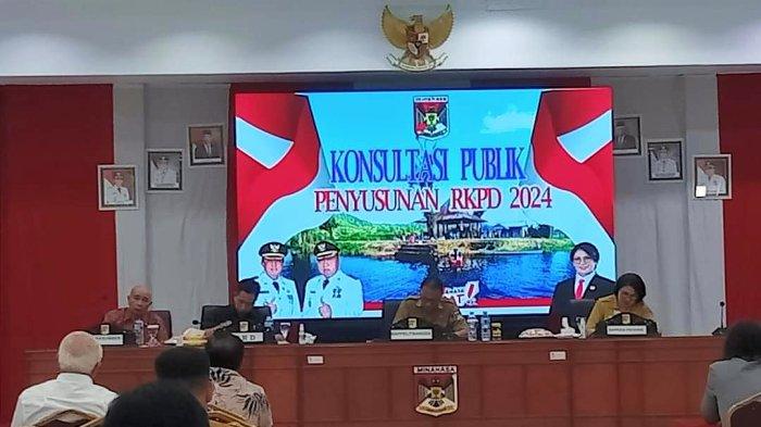 Serap Aspirasi, Sekda Minahasa Lynda Watania Buka Forum Publik Konsultasi RKPD - Tribunmanado.co.id
