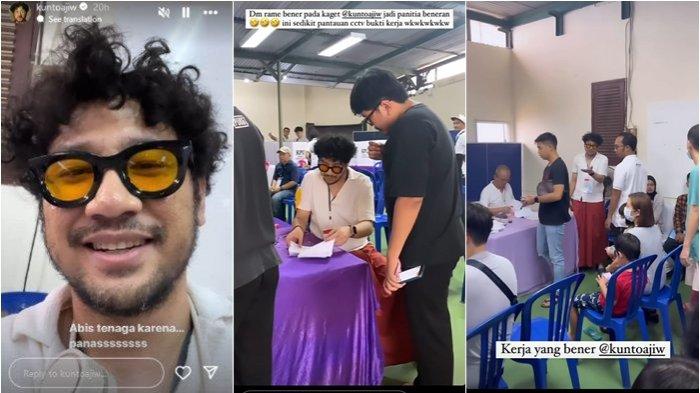 Sosok Kunto Aji, Penyanyi yang Jadi Anggota KPPS Pemilu 2024, Tenda di ...