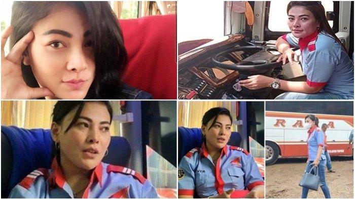 Sosok Liena Ozora, Wanita Cantik yang Kini Insyaf dan Memilih Jadi Sopir Bus, Dulu Pekerja Malam ...