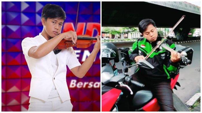 Sosok Rismawanda, Pernah Juara IMB kini Jadi Sopir Ojol dan Viral Main Biola di Lampu Merah ...