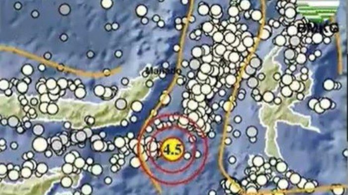 Gempa Bumi Terkini di Sulut, Jumat 25 April 2025, Info BMKG di Laut Tutuyan Boltim ...