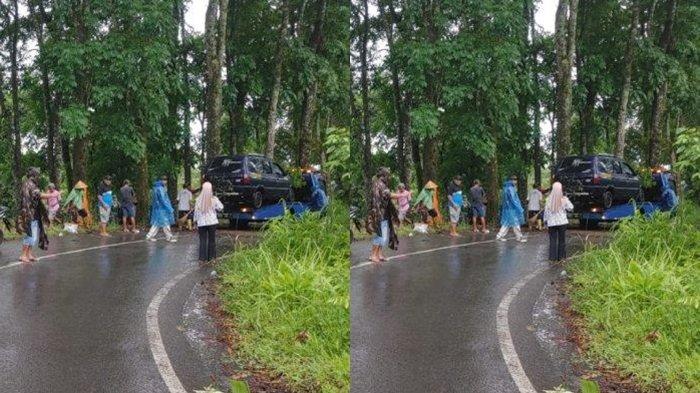 Kecelakaan Maut, 2 Orang Tewas, Mobil Tabrak Pohon - Tribunmanado.co.id