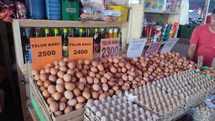 Update Harga Telur Ayam di Pasar Bersehati Manado Sulawesi Utara, Sabtu ...