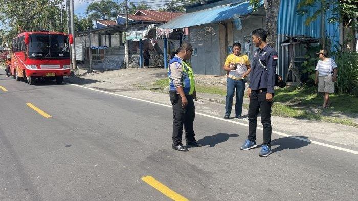 Kata Saksi Soal Kecelakaan Serda Hasy Kaunang Hingga Meninggal Dunia Korban Tergeletak Di Jalan
