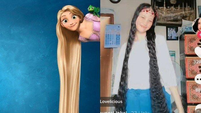 Potret Gadis Berambut Panjang Viral di Media Sosial, Disebut 'Rapunzel ...