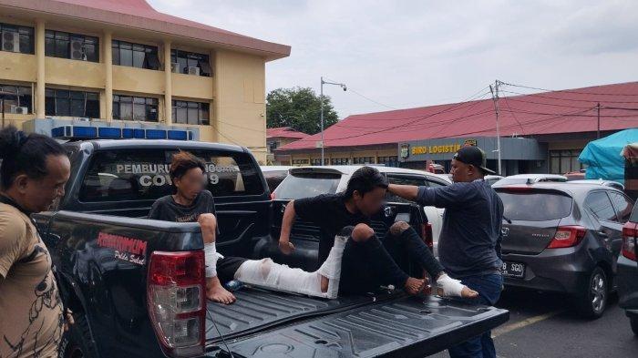 Potret Pelaku Pengancaman Sajam pada Polisi Diringkus Tim Resmob Polda ...