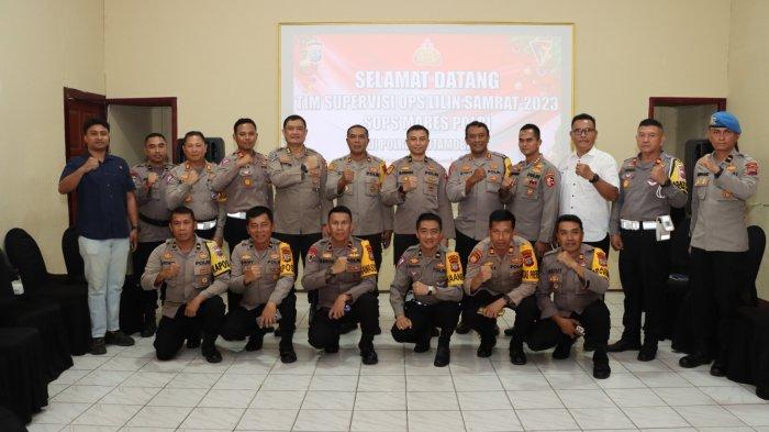 SOPS Mabes Polri Lakukan Kunjungan Supervisi Operasi Lilin 2023 di Polres Kotamobagu Sulut ...