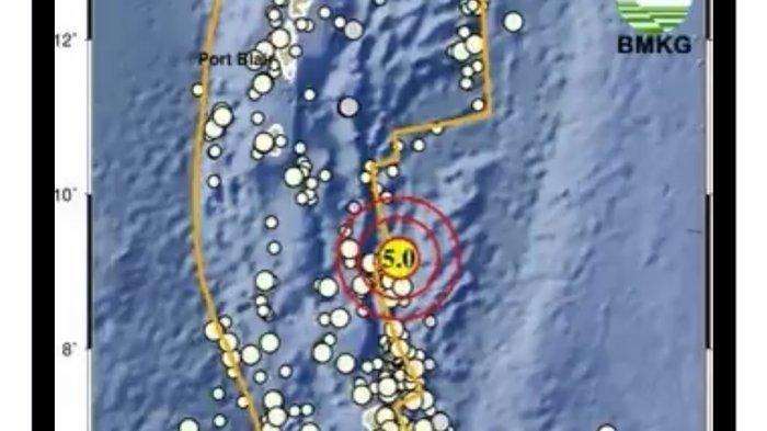 Gempa M 5.0 Senin 10 April 2023, Info BMKG Guncang Wilayah Aceh Tadi Dini Hari - Tribunmanado.co.id