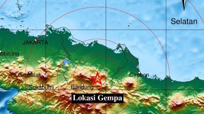 Gempa Terkini di Jawa Barat, Info BMKG Sabtu 27 Januari 2024, Guncang Sumedang - Tribunmanado.co.id