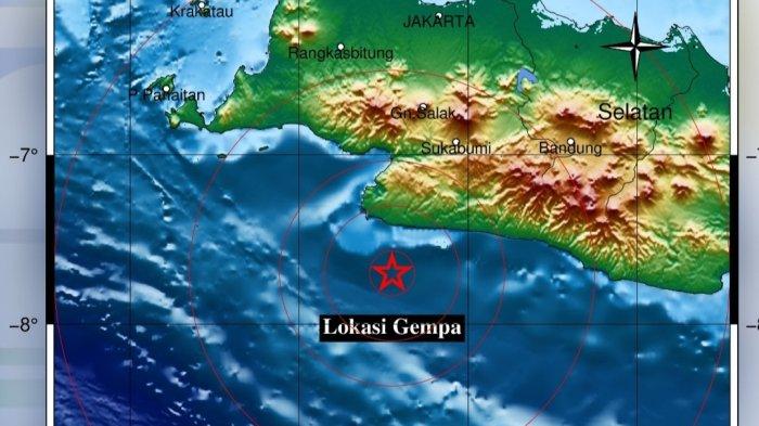 Gempa Terkini di Sukabumi Jawa Barat, Info BMKG Senin 15 Januari 2024 - Tribunmanado.co.id