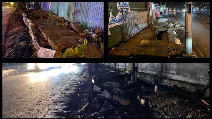 BREAKING NEWS: Trotoar Jalan Wolter Monginsidi Manado Sulawesi Utara ...