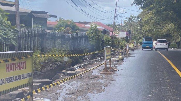 Warga Kebut Perbaikan Trotoar di Jalan Sam Ratulangi Manado Sulawesi ...