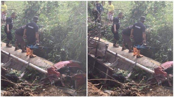 Kecelakaan Maut, 2 Orang Tewas, Truk Tangki Diduga Remblong Tabrak 5 Kendaraan lain ...