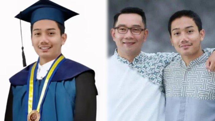 Unggah Foto Mendiang Eril Pakai Toga, Ridwan Kamil Ucapkan Selamat: 'Kami Semua Bangga Sama Kamu ...