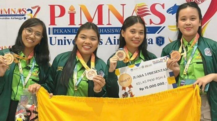 Membanggakan, Tim PKM-RSH Universitas Sam Ratulangi Raih Medali Perunggu di PIMNAS ke-37 ...