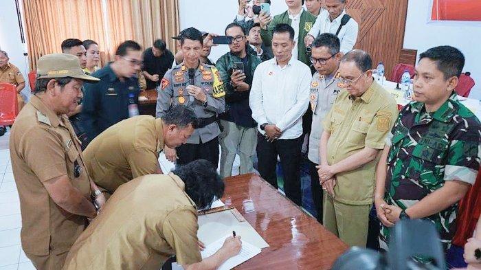 Pemkab dan Polres Minahasa Rekonsiliasi Desa Tolok dan Totolan Sulawesi ...